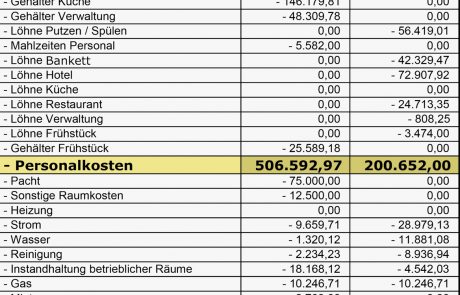 Analyse fixe und variable Kosten - Eagle Control